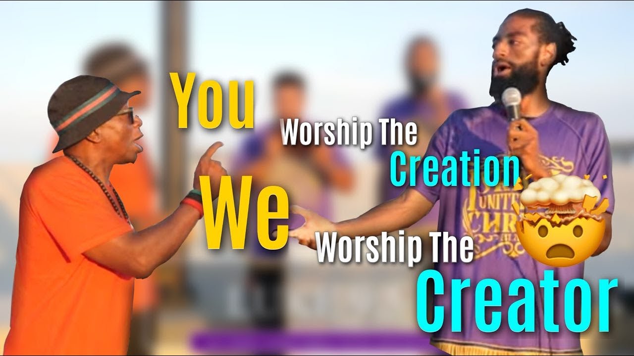 You Worship The Creation, We Worship The Creator 🤯 - YouTube