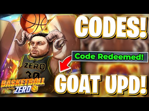 🌟*GOAT* BRAND NEW GOAT STYLE UPDATE CODES FOR BASKETBALL ZERO (BBZ)! ROBLOX BASKETBALL ZERO CODES