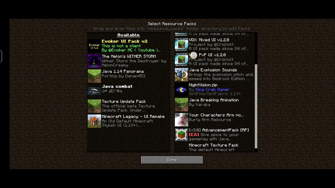 java UI mod - YouTube
