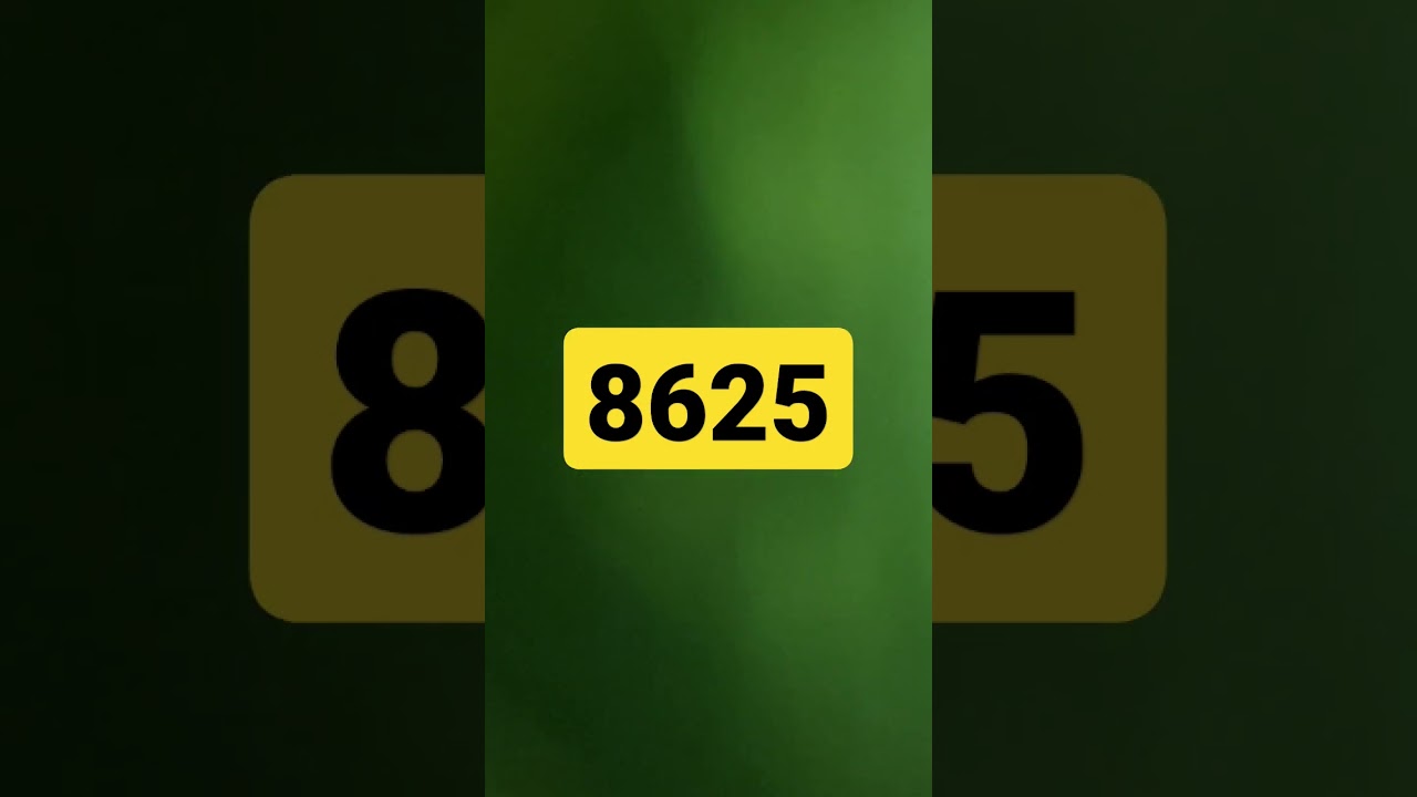8625 - YouTube