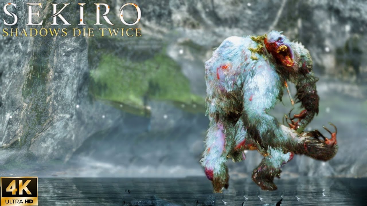 Sekiro: Shadows Die Twice - Guardian Ape Boss Fight (4K) - YouTube