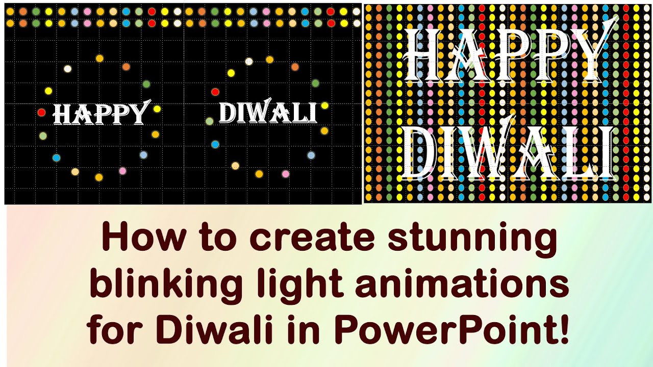 Create Blinking Lights for Diwali Animation in PowerPoint | Easy Step ...