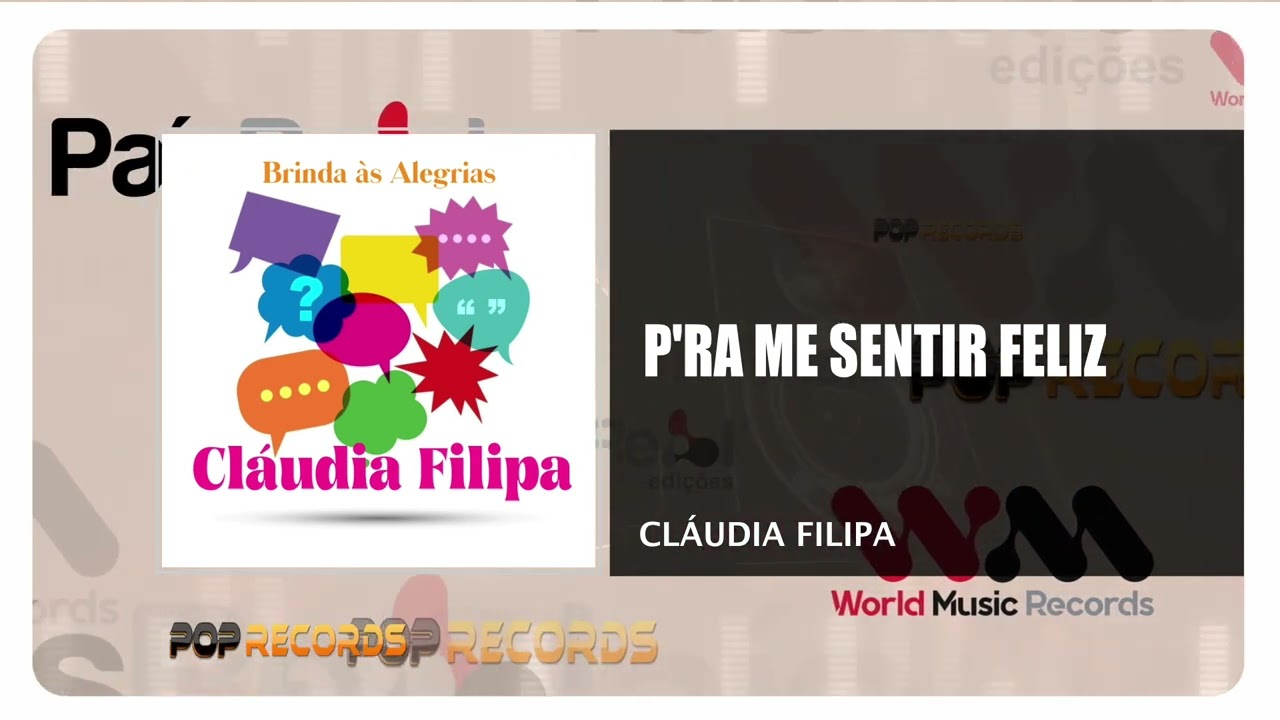 Cláudia Filipa - P'ra Me Sentir Feliz - YouTube
