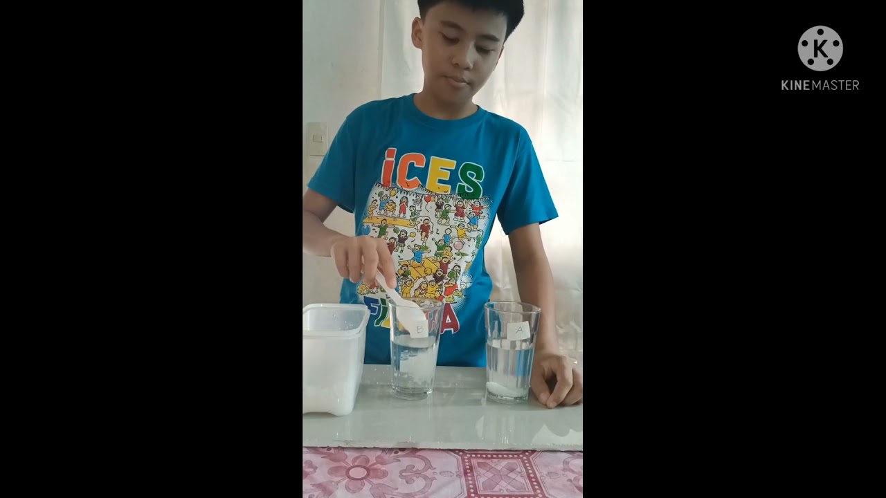 SCIENCE experiment || the manner of stirring || GRADE VI - YouTube