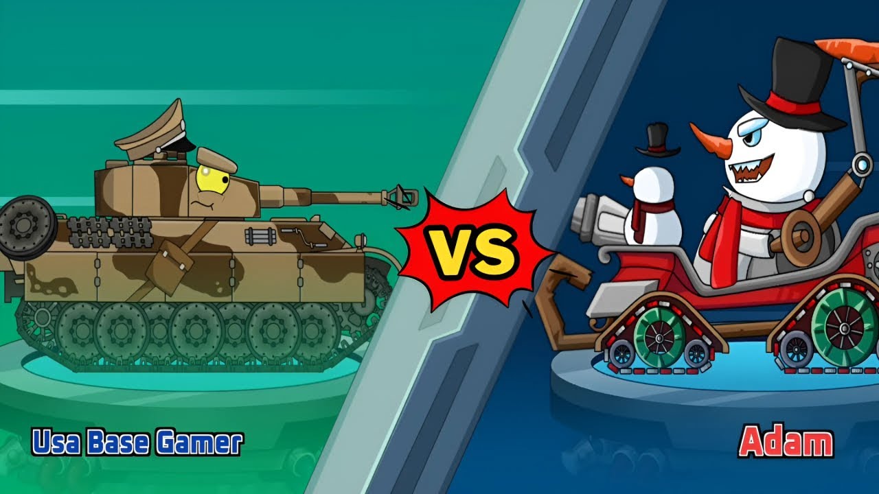 Tank Battle | Usa Base Gamer VS Adam #tankbattle #tank #battletanks #vs ...
