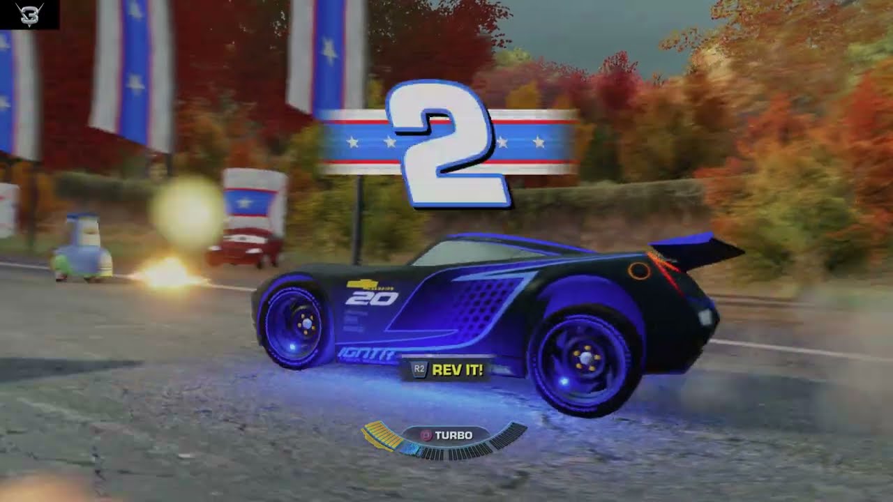 Cars 3: Driven to Win Stunt Showcase with Jackson Storm - YouTube