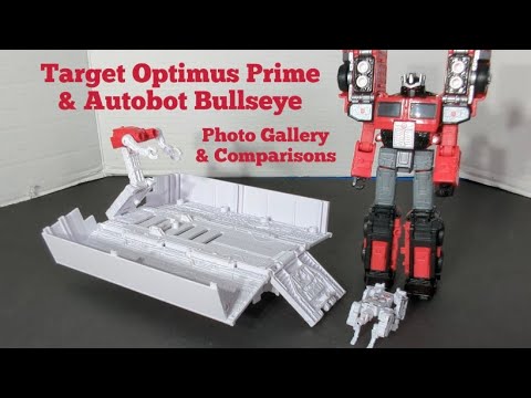 Target Optimus Prime & Autobot Bullseye Target Exclusive- Rodimusbill ...