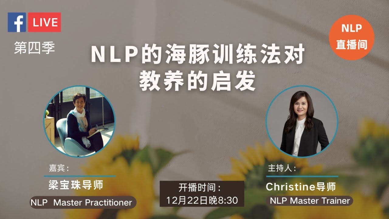 【NLP直播间】第46集： NLP的海豚训练法对教养的启发 - YouTube