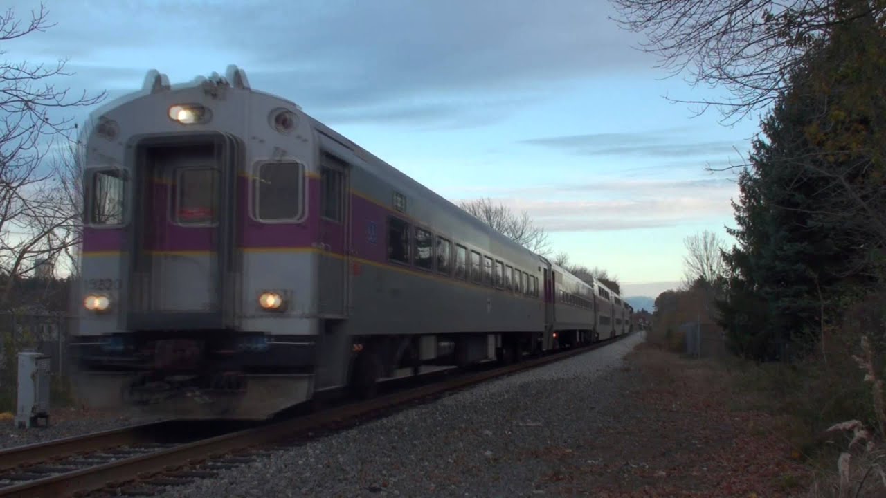 [HD] MBTA's Middleboro Line Rush Hour - YouTube