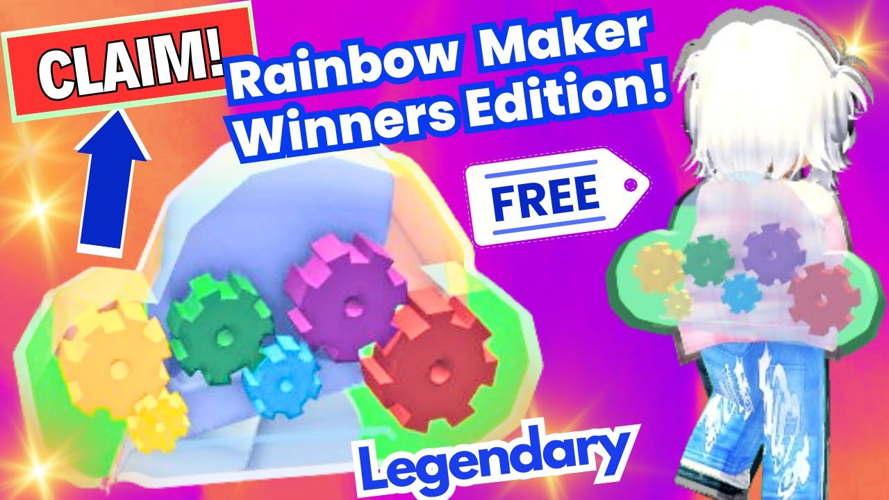 CLAIM NOW How To Get FREE Rainbow Maker in Adopt Me! Roblox (LIMITED ...