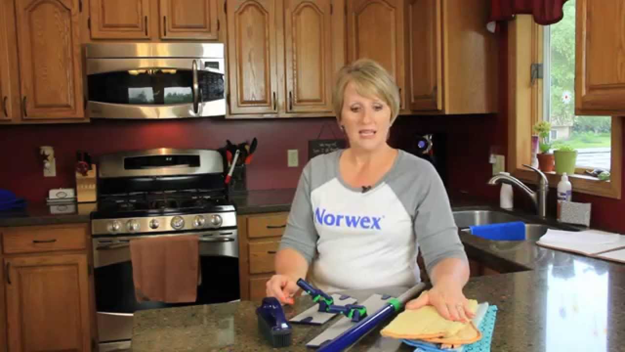 Kim Zahradka - Norwex Floor System Demo - YouTube