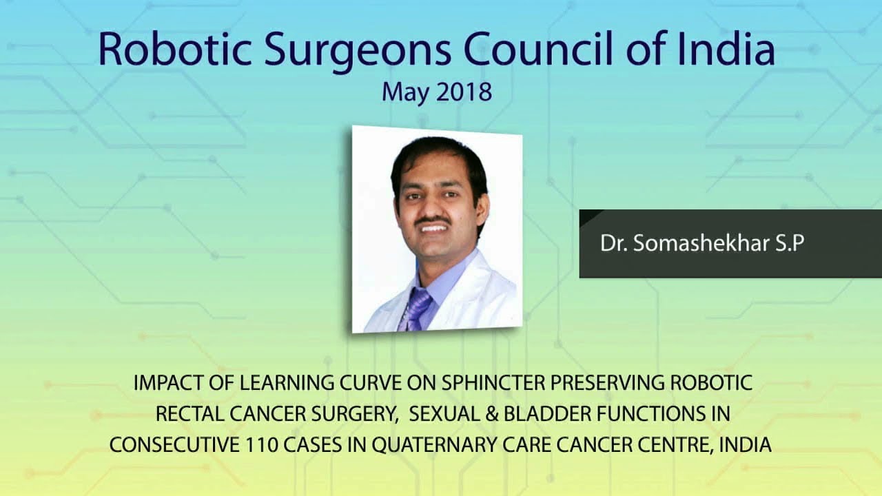 Impact of Learning Curve on Sphincter Preserving Robotic Rectal Cancer ...