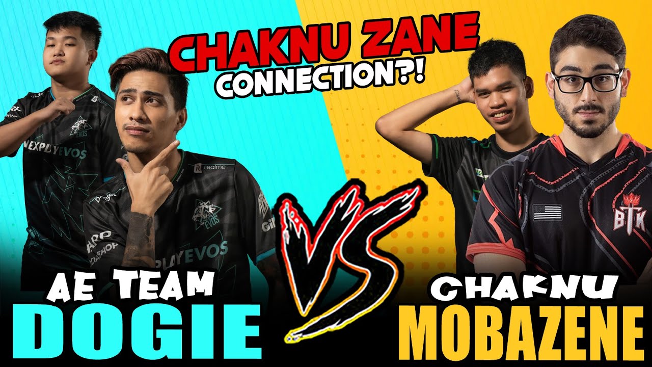 DOGIE AE TEAM vs. CHAKNU with MOBAZANE in RANK ~ MOBILE LEGENDS - YouTube