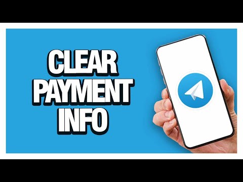 How To Clear The Payment Info On Telegram App ( Tutorial ) Easy