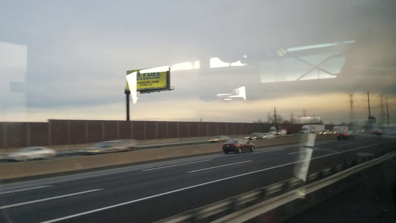 Greyhound Bus Ride Back Home. Video 4 (Interstate 95 in New Jersey) (2 ...