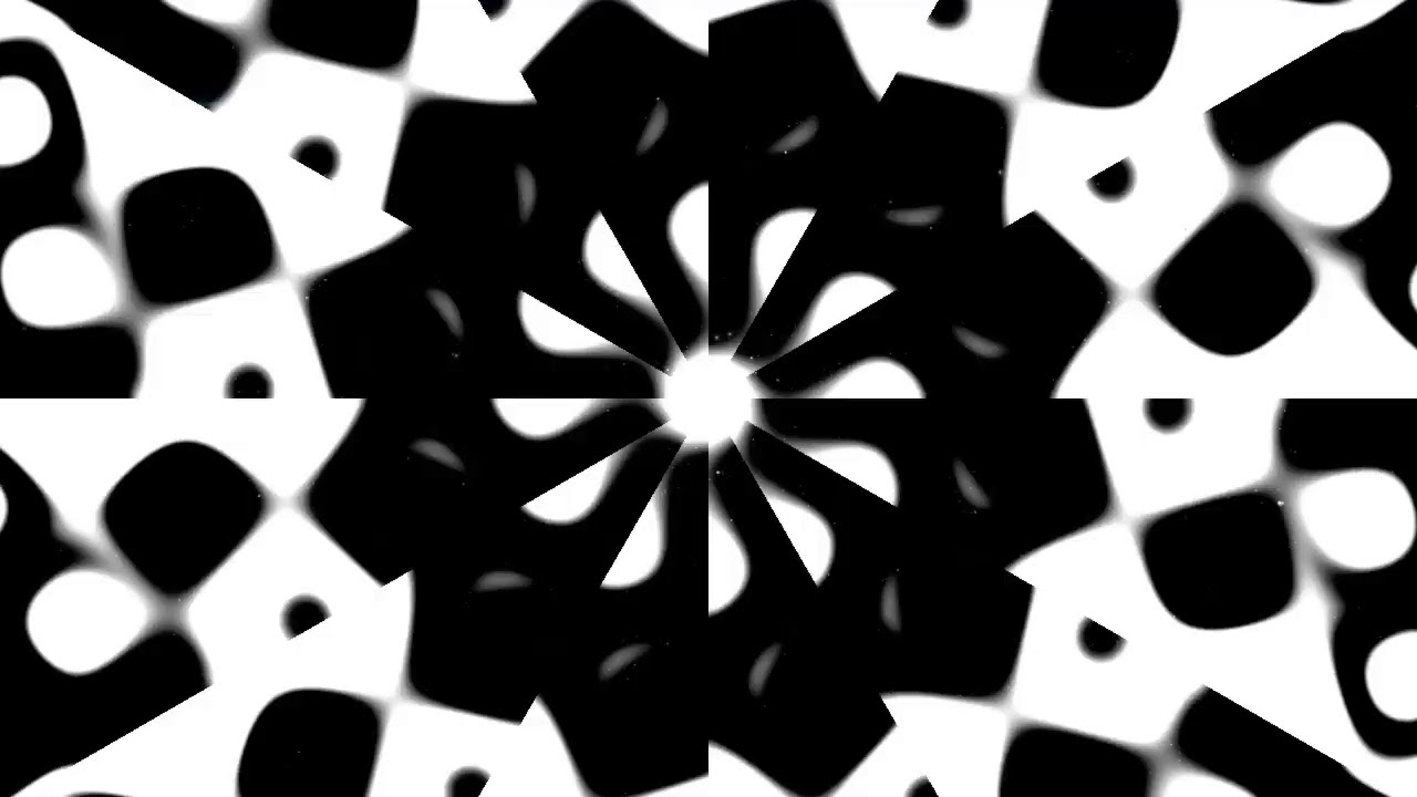 Magic Music Visualizer B&W Test Pattern - Part 2 - YouTube