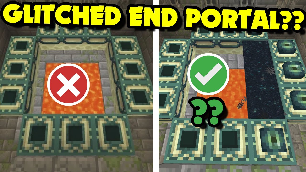 GLITCHED End Portal Seed?! (Minecraft Seed Showcase) - YouTube