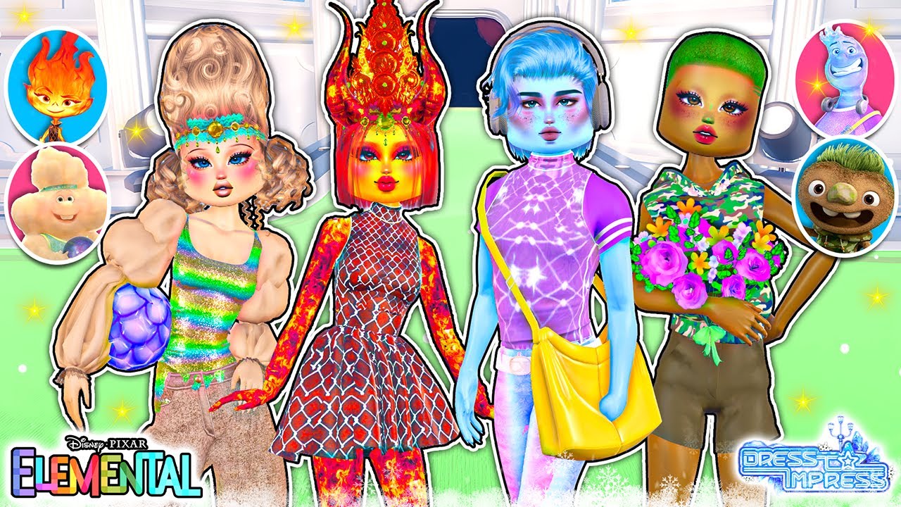 Making Elemental 2 OUTFIT in DRESS TO IMPRESS! Roblox - YouTube