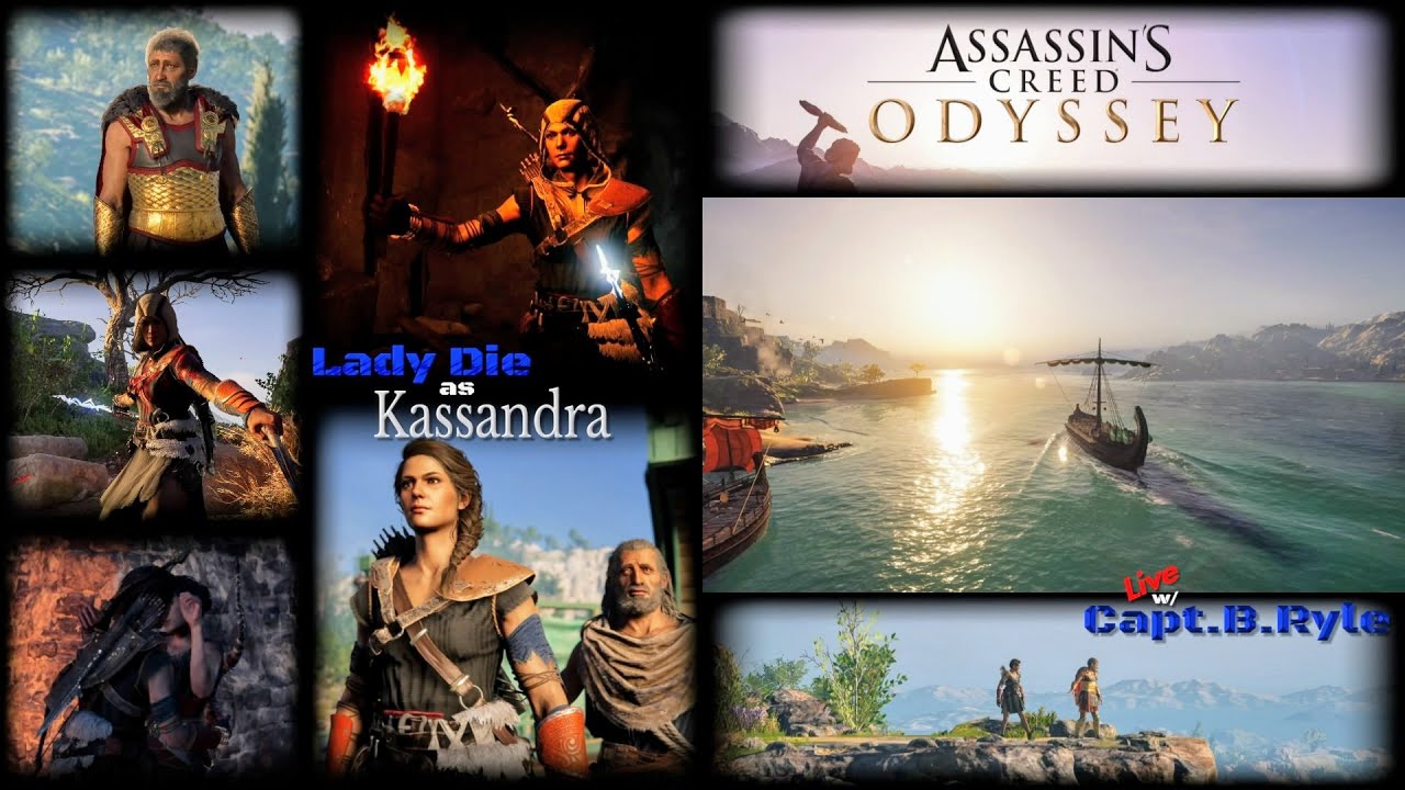 Assassin's Creed Odyssey, Starring Lady Die as Kassandra pt. 5 Live w ...