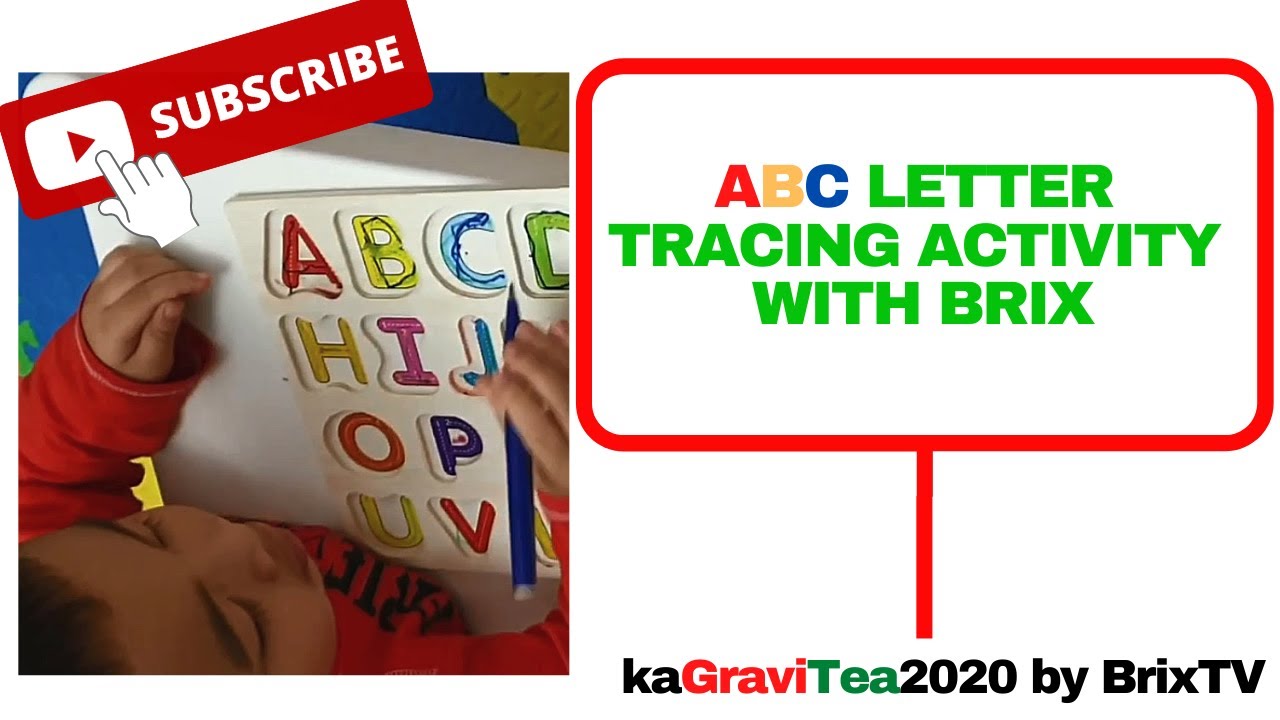ABC Letter Tracing Activity with Brix - YouTube