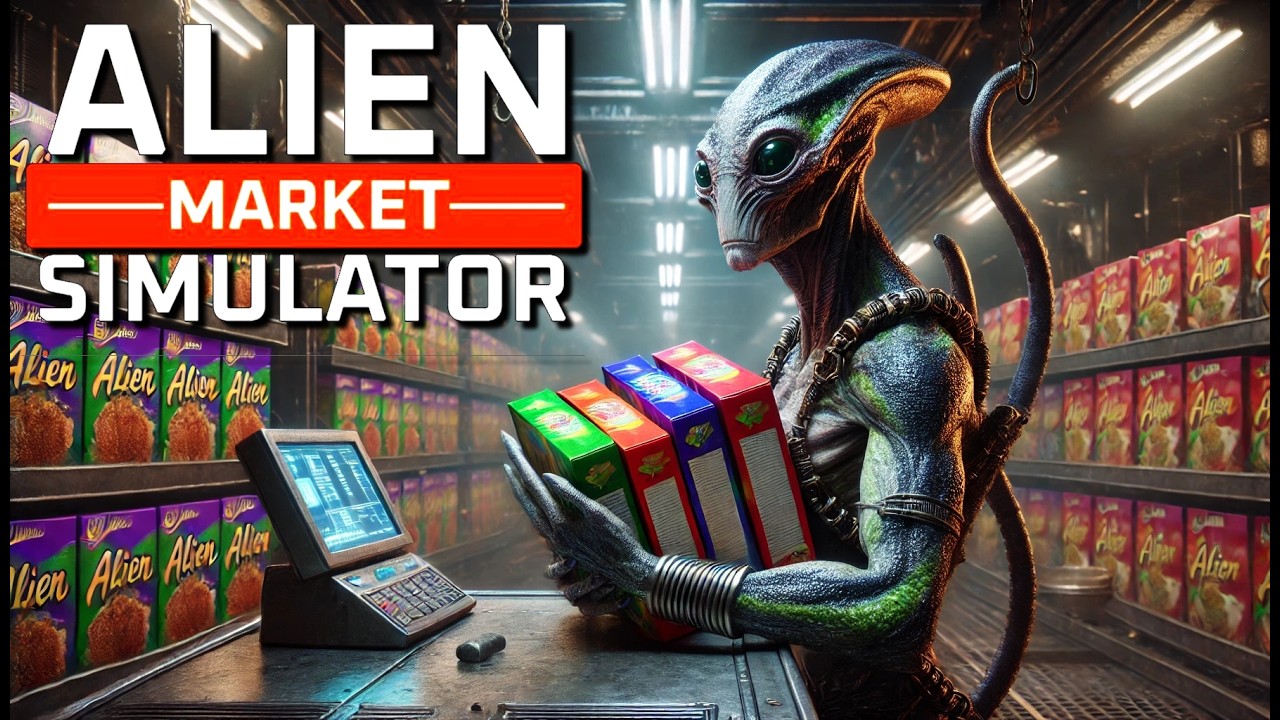 Alien Market Simulator Je Vends Des CÉRÉALES aux Aliens... Ça Paie BIEN ...