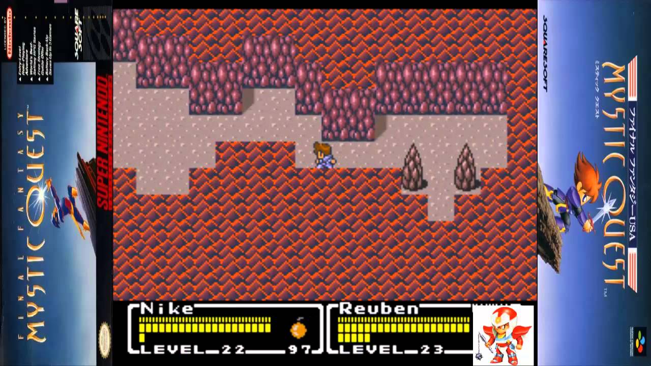 Let's Play Final Fantasy Mystic Quest 12 - Inside The Volcano - YouTube