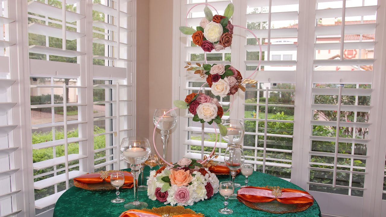 How I Turn Simple Hoops Into Beautiful Fall Holidays DIY Centerpieces ...