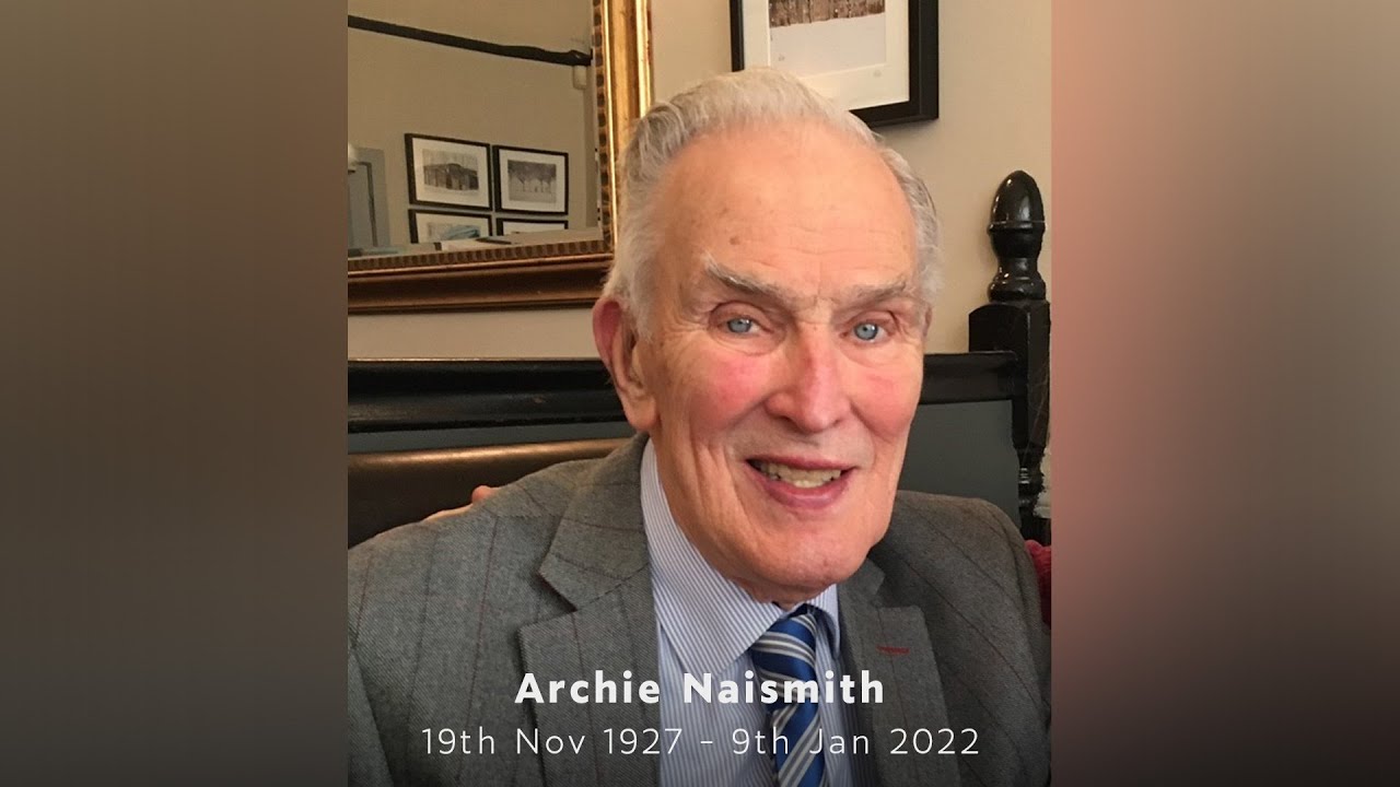 Thanksgiving Service For Archie Naismith - YouTube