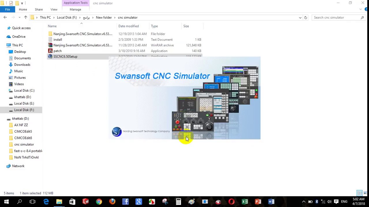 Swansoft CNC simulator install - YouTube