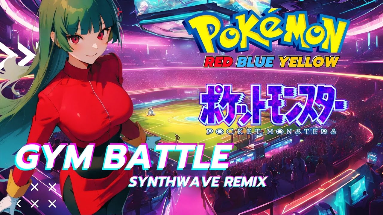 Pokemon GYM Synthwave Remix - Pokemon Red, Blue & Yellow - YouTube