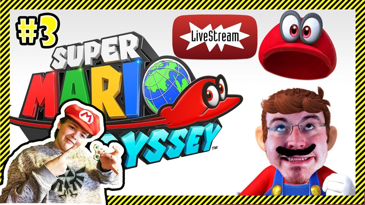 Super Mario Odyssey Livestream with my Nephew Sam (Sam Does Games) - He ...