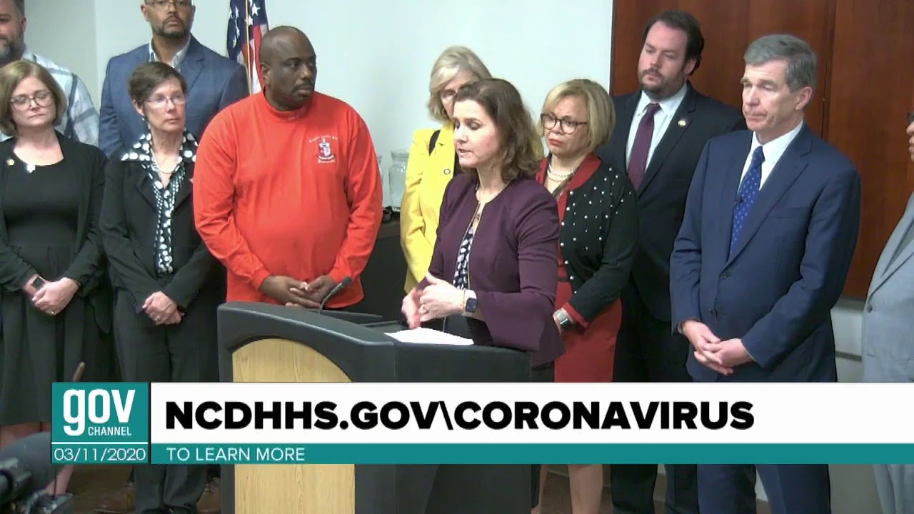 NC Governor Roy Cooper Press Conference - March 11, 2020 - YouTube