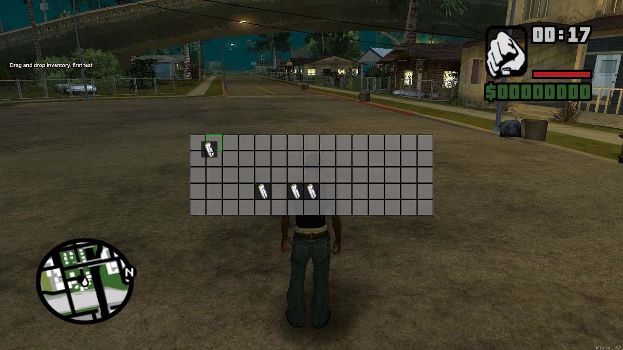 MTA SA | Drag-and-drop inventory test - YouTube