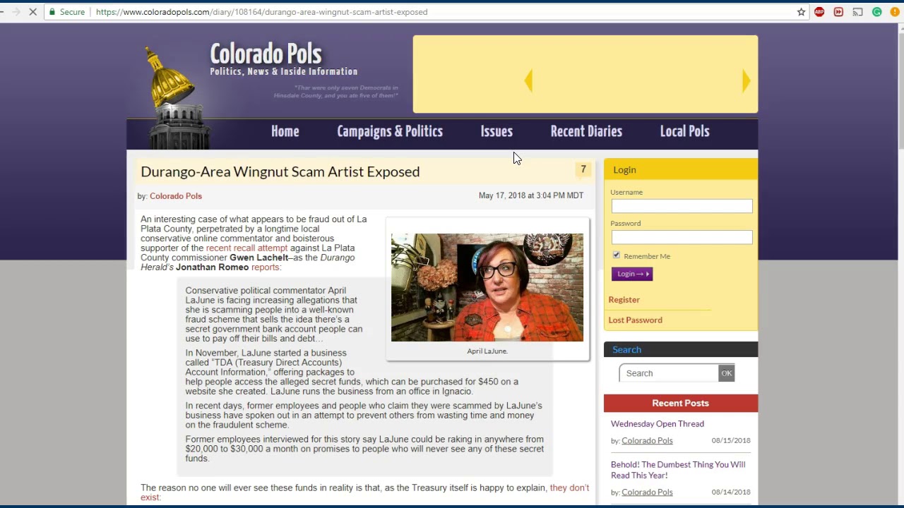 April LaJune Fraud Google Search! - YouTube