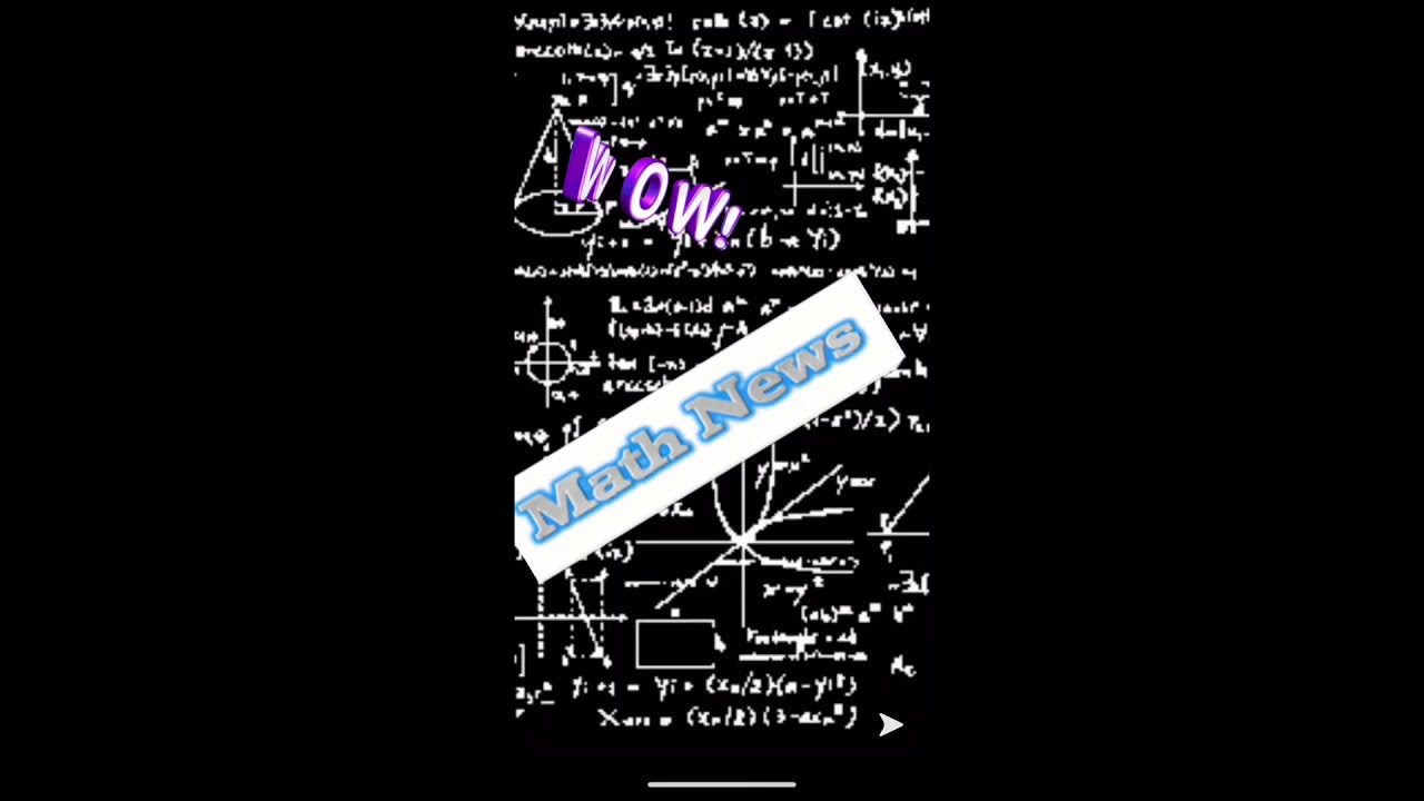 MATH NEWS ALSO😃 - YouTube