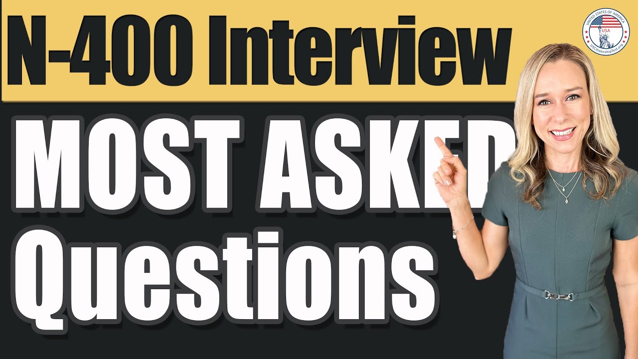 The Most Asked Questions on the N-400 test | US Citizenship # ...