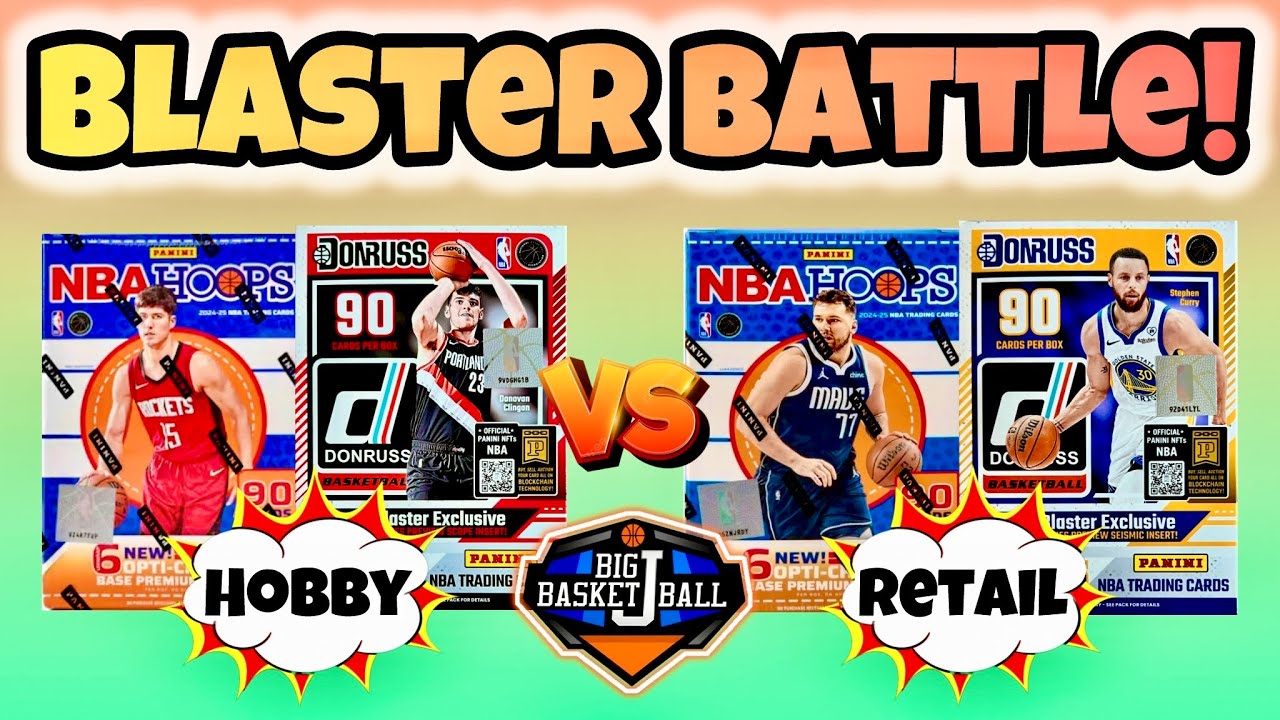 *BLASTER BOX BATTLE!* 2024-25 Panini Hoops & Donruss HOBBY Blasters vs ...