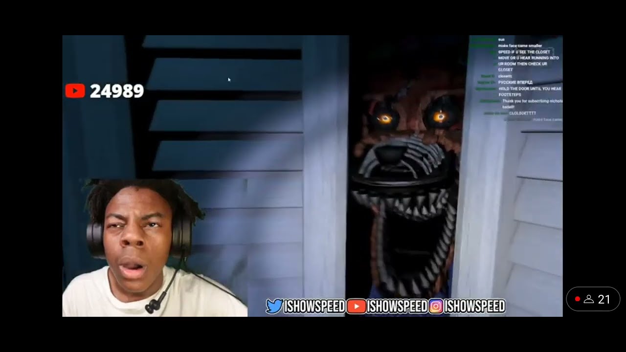 Speed gets jump scared. - YouTube
