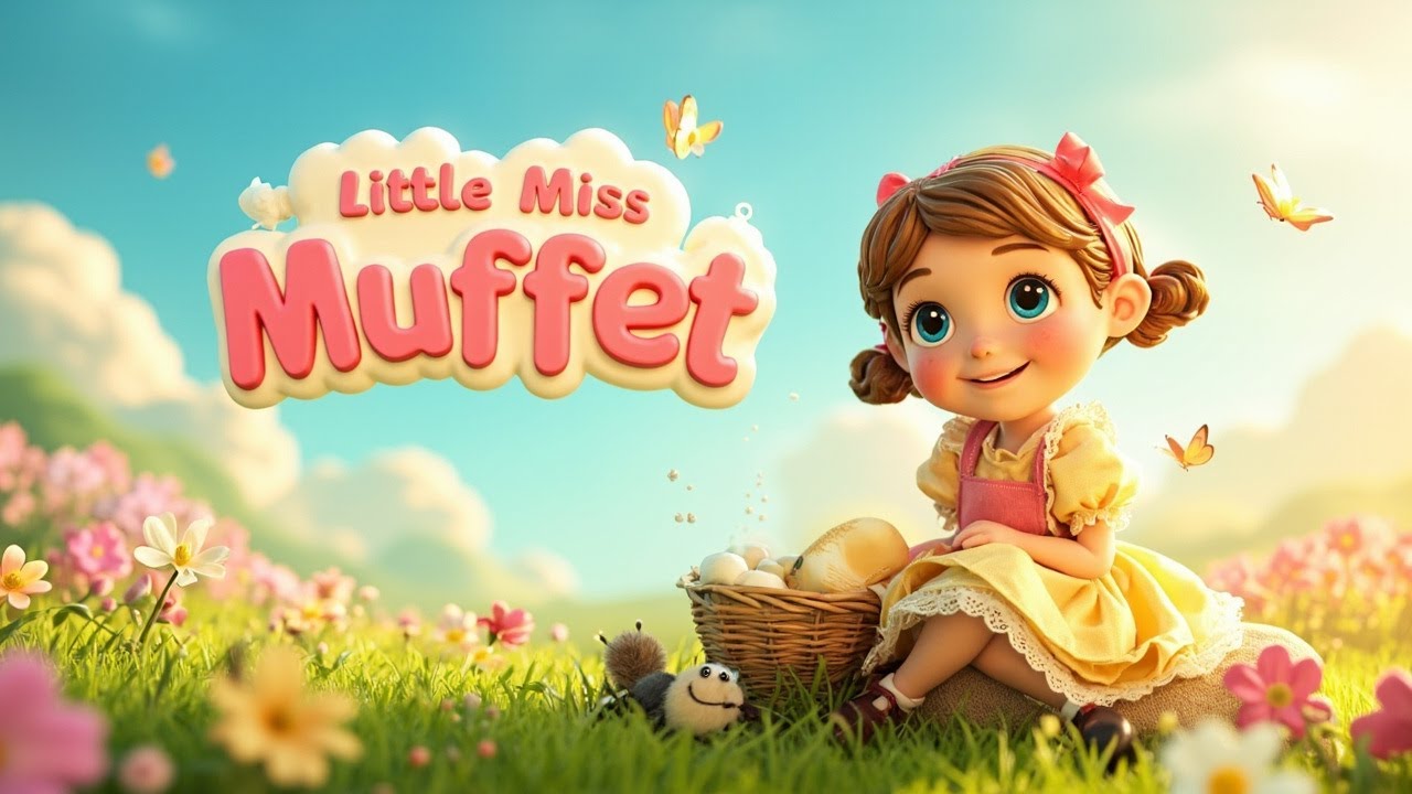 Little Miss Muffet with Lyrics | Nursery Rhymes | Children Songs ...