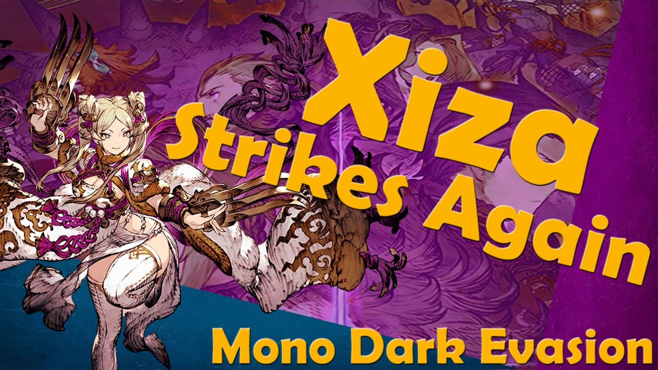 Xiza Strikes Back in Arena! Mono Dark Evasion Setup - WOTV FFBE - YouTube
