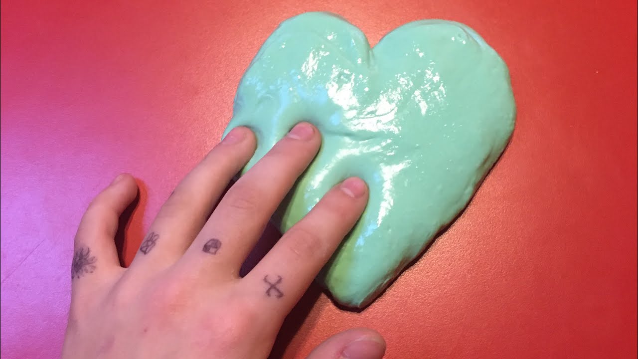Green Heart Slime 💚 - YouTube