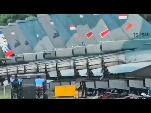 Pesawat JAT & F-16 TNI AU Telah Siap Meriahkan HUT Ke-79 RI di IKN ...
