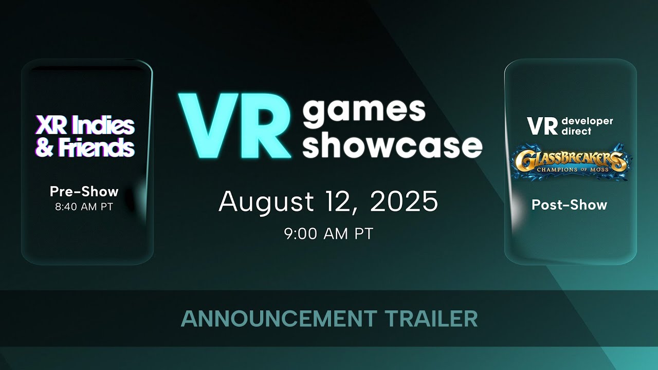 VR Games Showcase Announcement Trailer | August 12, 2025, 9am PT - YouTube
