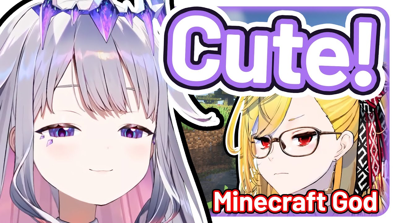 Biboo called Kaela cute while playing Minecraft and then this happened ...