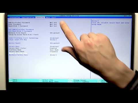 LENOVO V15 - Secure Boot'u Etkinleştirme ve Devre Dışı Bırakma