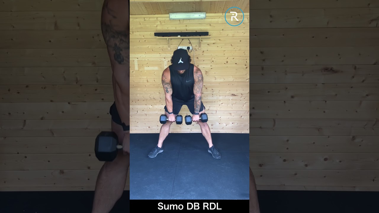 RobStubbsPT - Sumo Dumbbell RDL (Romanian Deadlift) - YouTube