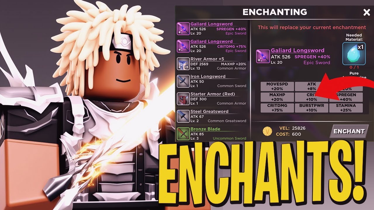How Powerful Will Builds Be With ENCHANTS In Swordburst 3 @ibemaine