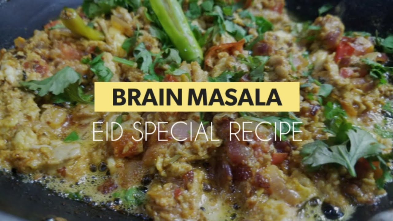 Brain Masala | Bheja Fry Recipe | Lamb Brain Fry Eid Special Recipe ...