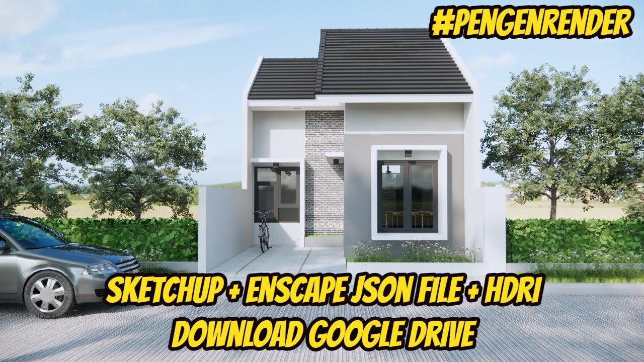 Sketchup House Rendering + HDRI + Enscape JSON Google Drive - YouTube
