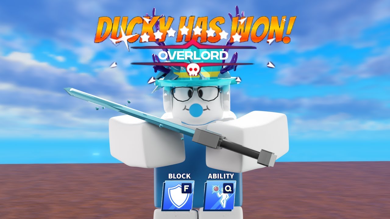 Mình đạt được OVERLORD trong ROBLOX BLADE BALL - YouTube